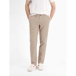 Chinohose Lerros "Lerros Sommerliche Chino mit Leinenanteil, RELAX FIT", Herren, Gr. 31, L&auml;nge 34, light dune beige, 74% Baumwolle, 26% Leinen, Hosen Chinohose