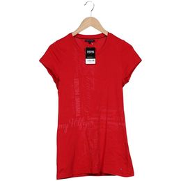 Tommy Hilfiger T-Shirt Damen Gr&ouml;&szlig;e L Second Hand rot