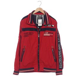 CAMP DAVID Jacke Herren Größe XL Second Hand rot