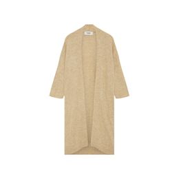 SENSES.THE LABEL Offener Long Cardigan mit weiten &Auml;rmeln Damen Gr&ouml;&szlig;e M/L hellbraun