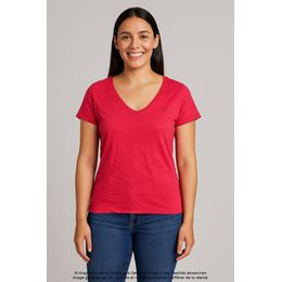Tommy Hilfiger T-Shirt Damen Gr&ouml;&szlig;e M Second Hand rot