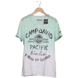 CAMP DAVID T-Shirt Herren Gr&ouml;&szlig;e L Second Hand hellgr&uuml;n
