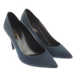 SAINT LAURENT Pumps Damen Gr&ouml;&szlig;e 39 Second Hand navy