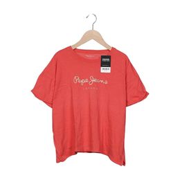 Pepe Jeans T-Shirt Damen Größe L Second Hand rot