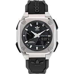 adidas originals Sportuhr Herren Gr&ouml;&szlig;e One Size schwarz / silber