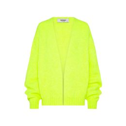 SENSES.THE LABEL Flauschiger, offener Kurz-Cardigan Damen Gr&ouml;&szlig;e M/L gr&uuml;n