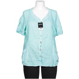 ELISA CAVALETTI Bluse Damen Gr&ouml;&szlig;e XXL Second Hand blau