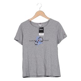 Tommy Hilfiger T-Shirt Damen Gr&ouml;&szlig;e L Second Hand grau