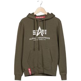 Alpha Industries Kapuzenpullover Damen Größe S Second Hand grün