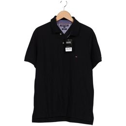 Tommy Hilfiger Poloshirt Herren Größe XL Second Hand schwarz
