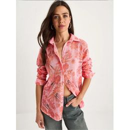 Bianco Lucci Bluse Damen Gr&ouml;&szlig;e M orange / pink / blutrot