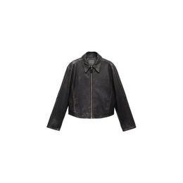 Mango Between-Season Jacket female Black size XL