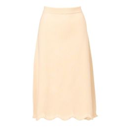 Adrianna Papell Skirt 'Pull On A-Line Sweater Midi Skirt with Wavy Fringe Hem' female Yellow size M