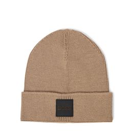 BOSS Beanie ' Foxxy ' male Brown size One Size