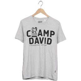 CAMP DAVID T-Shirt Herren Gr&ouml;&szlig;e L Second Hand grau