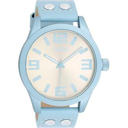 Oozoo Uhr Damen Größe One Size pastellblau / silber