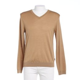 BOSS Pullover / Strickjacke Herren Gr&ouml;&szlig;e S Second Hand hellbraun