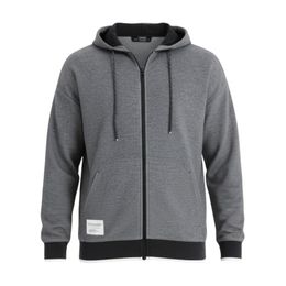 Ombre Zip-Up Hoodie 'OM-SSZP-0191' male Black size S