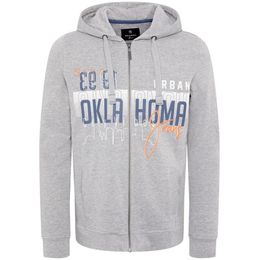 Oklahoma Jeans Zip-Up Hoodie male Grey size M
