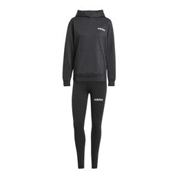 adidas Sportswear Trainingsanzug 'Leisure' Damen Größe M schwarz / weiß