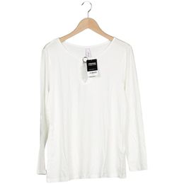sheego Langarmshirt Damen Gr&ouml;&szlig;e L Second Hand wei&szlig;