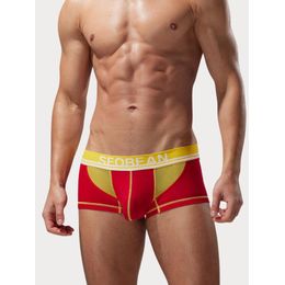 Seobean Boxer shorts male Red size XL
