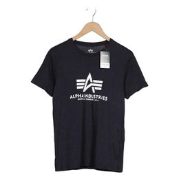 Alpha Industries T-Shirt Herren Größe S Second Hand marine