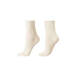 CALZEDONIA Socken Damen Gr&ouml;&szlig;e 36/41 wollwei&szlig;