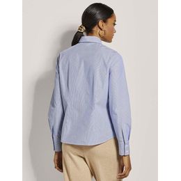 Madeleine Mode MADELEINE Bluse Damen Gr&ouml;&szlig;e M/L himmelblau / wei&szlig;