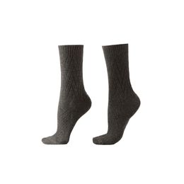 CALZEDONIA Socken Damen Gr&ouml;&szlig;e 36/41 grau