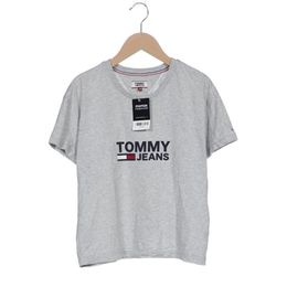 Tommy Jeans T-Shirt Damen Gr&ouml;&szlig;e XS Second Hand grau