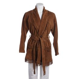 ALANUI Lederjacke / Ledermantel Damen Gr&ouml;&szlig;e S Second Hand braun