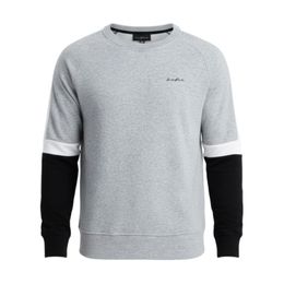 Ombre Sweatshirt 'OM-SSNZ-22FW-003' male Grey size L