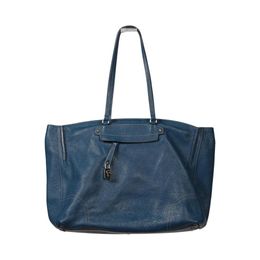 Furla Handtasche gross Leder Damen Gr&ouml;&szlig;e One Size Second Hand blau