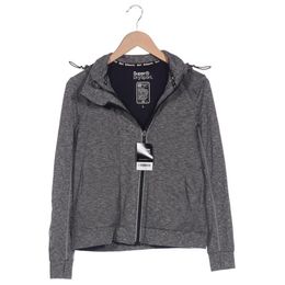 Superdry Kapuzenpullover Damen Größe L Second Hand grau