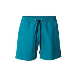 Quiksilver Badeshorts 'Solid 15' Herren Größe XL petrol / schwarz