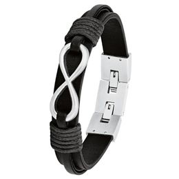 s.Oliver Bracelet 'Infinity' male Black size One Size