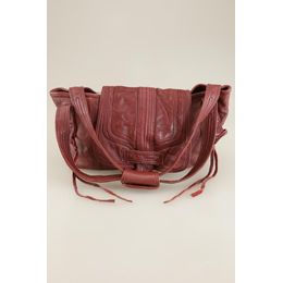 Zadig & Voltaire Zadig & Voltaire Handtasche gross Leder Damen Gr&ouml;&szlig;e One Size Second Hand bordeaux