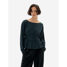 thinking mu Bluse 'Devin' Damen Größe XS dunkelblau / petrol