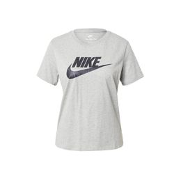 Nike Sportswear T-Shirt 'Essential' Damen Größe XL graumeliert / schwarz