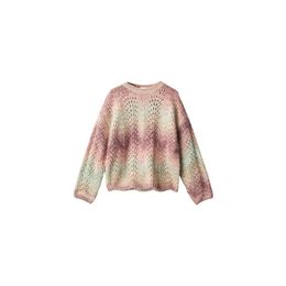 Mango Kids Pullover 'Mystic' Mädchen Größe 158/164 pastellgrün / apricot / pink / rosa