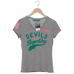Superdry T-Shirt Damen Größe S Second Hand grau