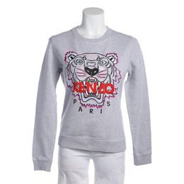 Kenzo Sweatshirt / Sweatjacke Damen Größe M Second Hand hellgrau