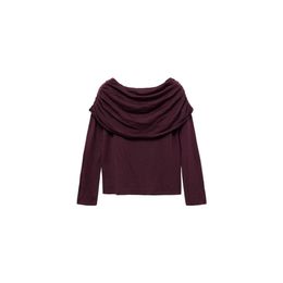 Mango Pullover 'Bandeau' Damen Größe M burgunder
