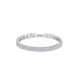 ROUGEMONT Jewellery Armband 'Funkelndes Tennisarmband 4A Zirkonia 925 Sterling Silber 18cm' Damen Gr&ouml;&szlig;e 17 cm silber