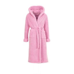 Loungeable Long Bathrobe female Pink size S