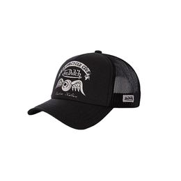 Von Dutch Cap 'Junior Motorcycle Club' Herren Gr&ouml;&szlig;e 54/64 schwarz