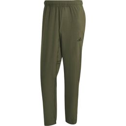adidas Performance Sporthose 'Training Essentials' Herren Größe S khaki / schwarz