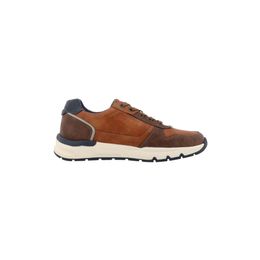 Mustang Sneaker 'Mart' Herren Gr&ouml;&szlig;e 45 marine / braun / cognac
