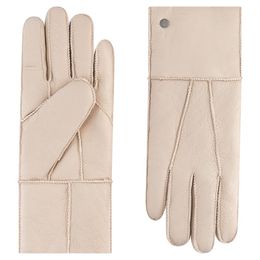 Roeckl Full Finger Gloves 'ELSFJORD' female Beige size 6